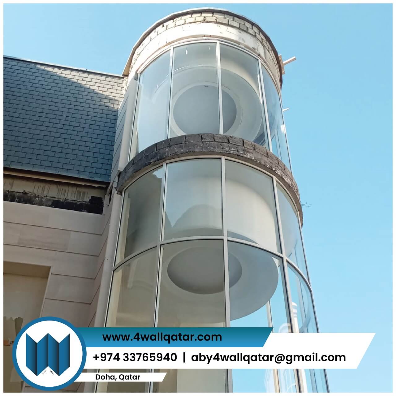 Aluminium Fabrication and Cladding Glass Partition - Four wall Trading & contracting